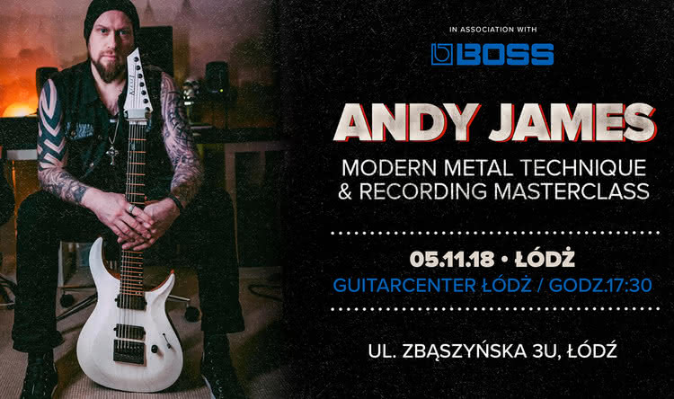 Andy James w Guitar Center