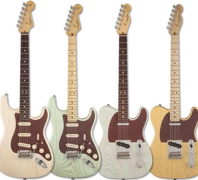 Fender American Rustic Ash Stratocaster & Telecaster