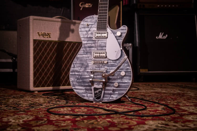 Gretsch G6129T Limited Edition Players Edition Jet FT Light Blue Pearl