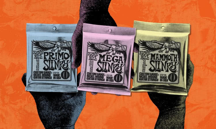 Primo, Mega i Mammoth Slinky - nowe struny Ernie Ball